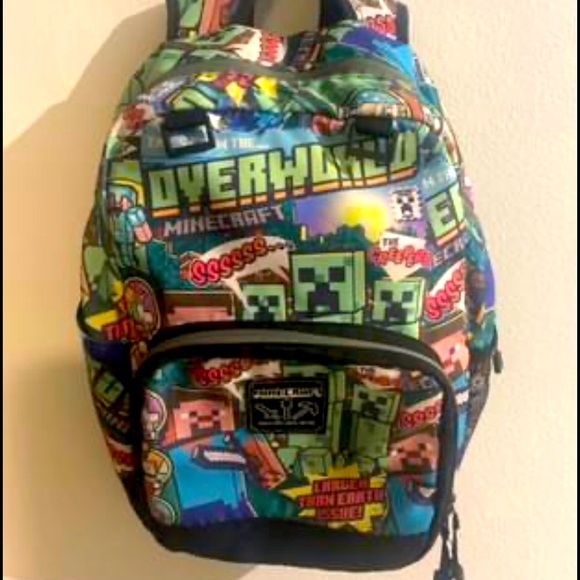 Bags | Limited Edition Minecraft Back Pack | Poshmark